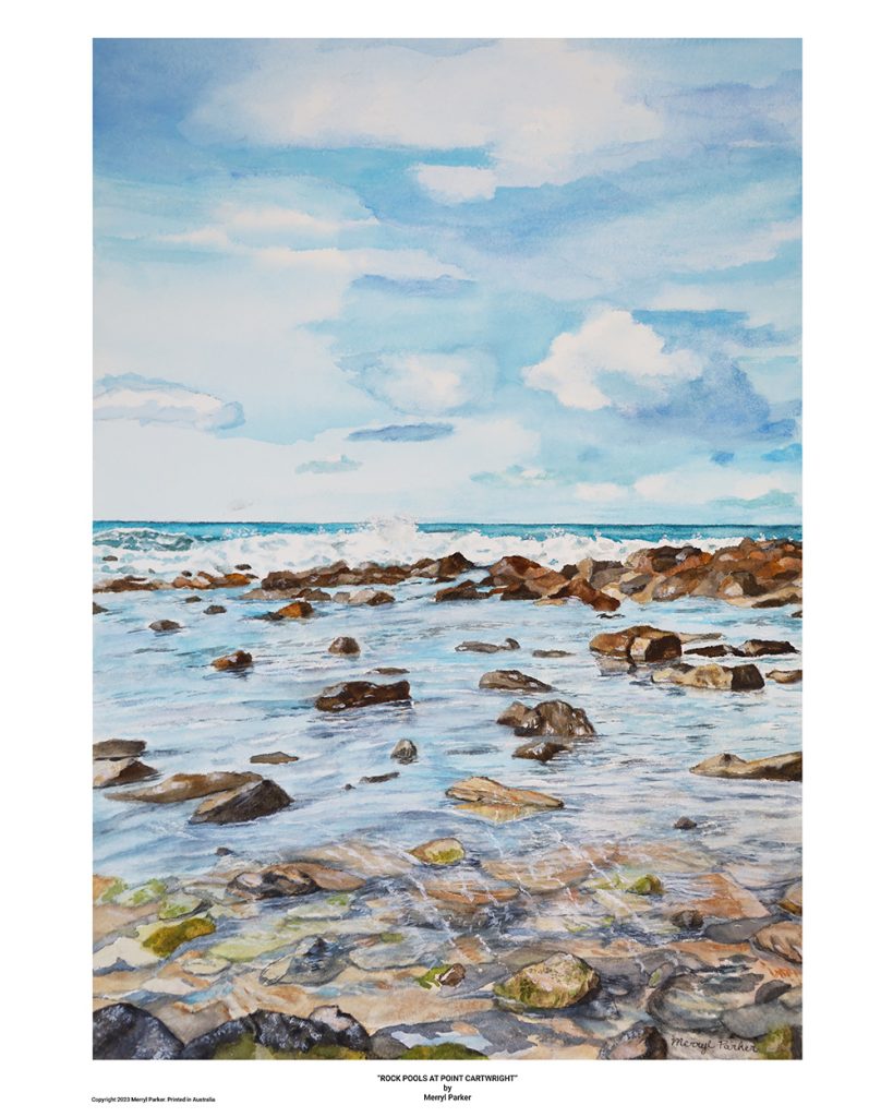 Rock Pools at Point Cartwright | Sunny Coast Art and Design